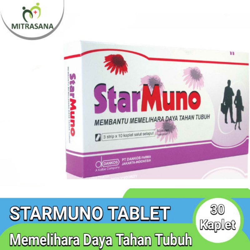 Jual STARMUNO TABLET ISI 30 TABLET - SUPLEMEN UNTUK MENINGKATKAN DAYA ...