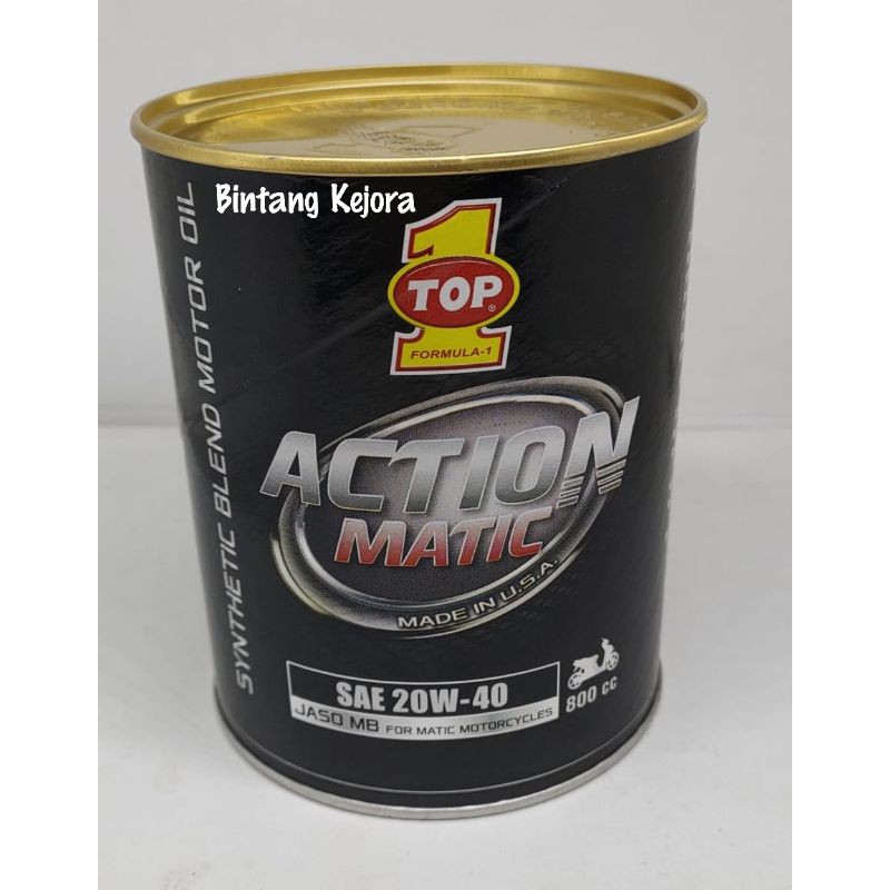 Jual OLI PELUMAS MESIN TOP ONE ACTION MATIC SAE 20 40 800ML 800 ML OLI ...