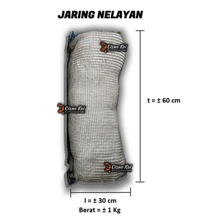 Jual JARING IKAN/NELAYAN MEDIA FILTER KOLAM ATAU AQUARIUM 1 KARUNG - 1 ...