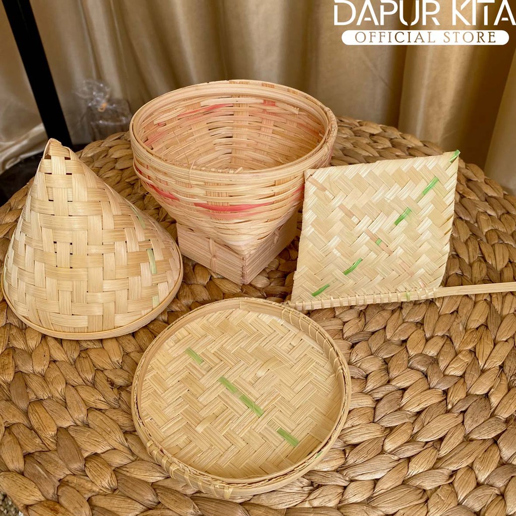 Jual Mainan Anak Jadul, Masak-masakan Kuno, Terbuat dari Sesek/Besek ...