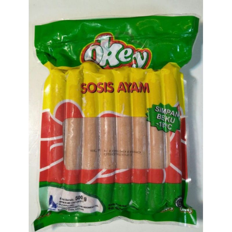 Jual Okey Sosis Ayam 500gr Frozen Food | Shopee Indonesia