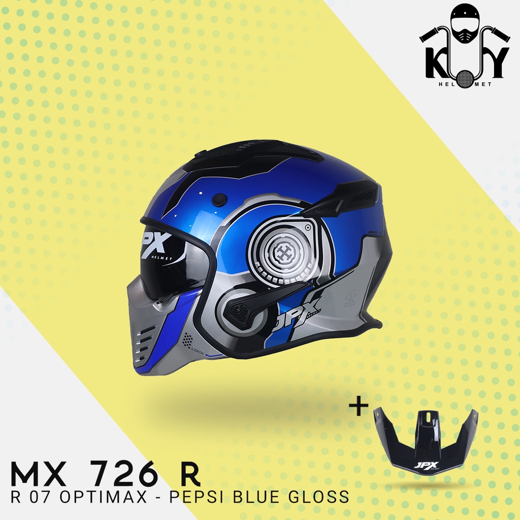 Jual Helm Sunmori - Helm JPX MX 726-R - MX07 - Optimax - Helm HalfFace ...