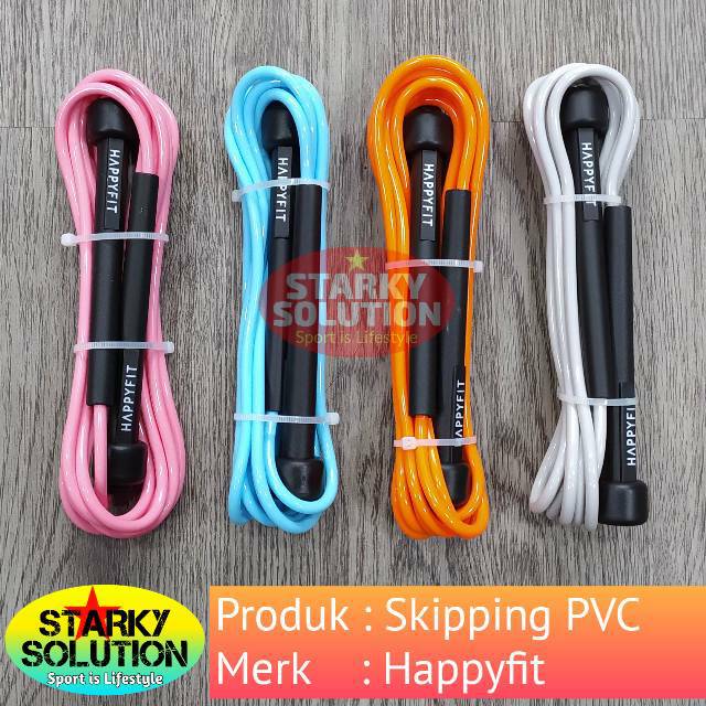 Jual Tali Skiping HappyFit PVC Jump Rope Skipping Original | Shopee ...