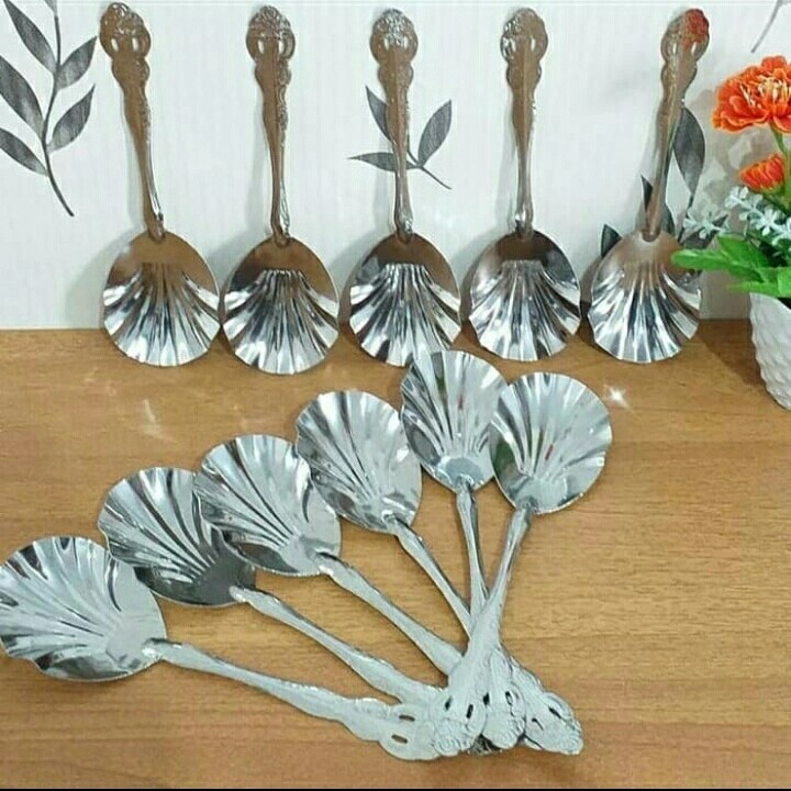 Jual Centong Sendok Sayur Sendok Nasi Sendok Prasmanan Model Kerang ...