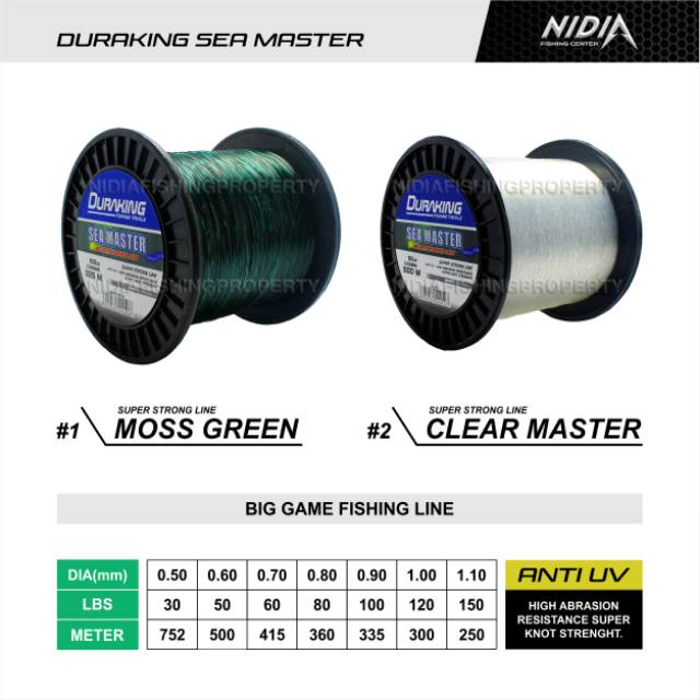 Jual Senar Pancing Super Strong Line Duraking Sea Master | Shopee Indonesia