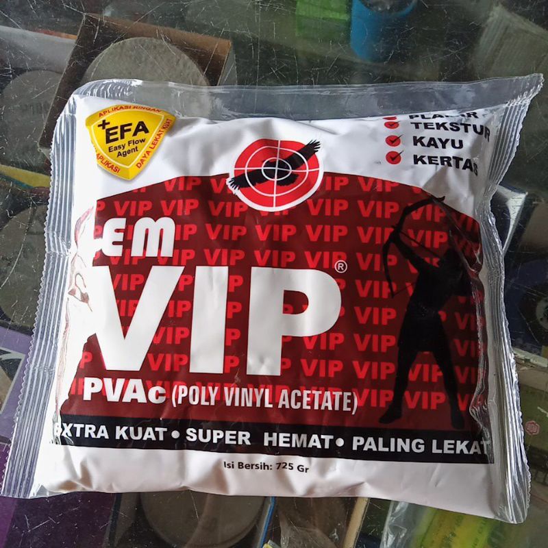 Jual lem putih PVAc (poly vinyl acetate) || lem VIP | Shopee Indonesia