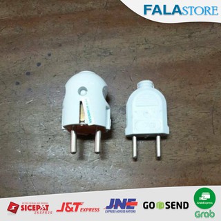 Jual Steker Colokan Listrik Arde Bulat Pipih Merk Erke atau Dutron ...