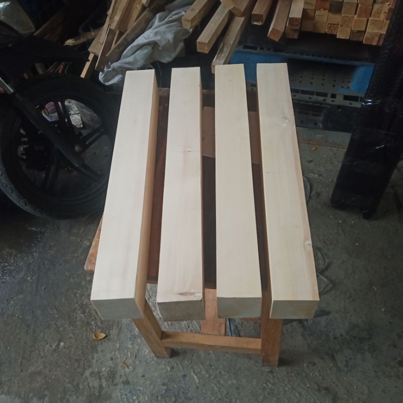 Jual Balok kayu jati belanda 60 x 8 x 7 cm | Shopee Indonesia