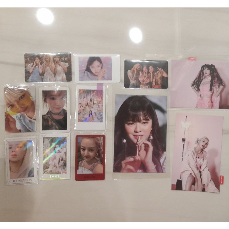 Jual TWICE Photocard All Era Formula Of Love Taste Of Love More and More Merry and Happy Benefit ...