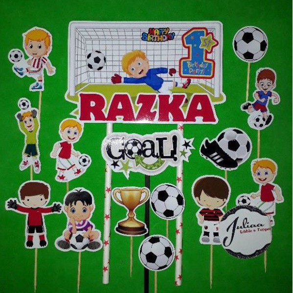 Jual Topper Cake tema BOLA KARTUN | Shopee Indonesia