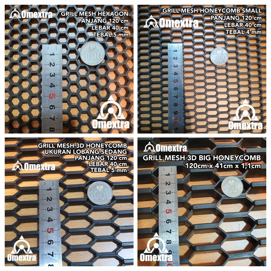 Jual Car Grill Mesh Honeycomb 3D Gril Mesh Grille Sheet Grill Jaring ...