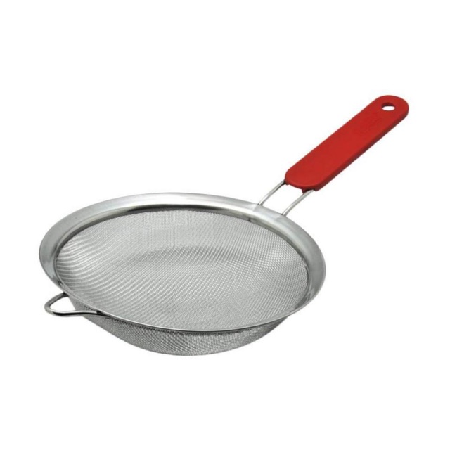 (JUMBO) SARINGAN STAINLESS GAGANG MERAH JUMBO / SARINGAN MINYAK ... (JUMBO) SARINGAN STAINLESS GAGANG MERAH JUMBO / SARINGAN MINYAK ...