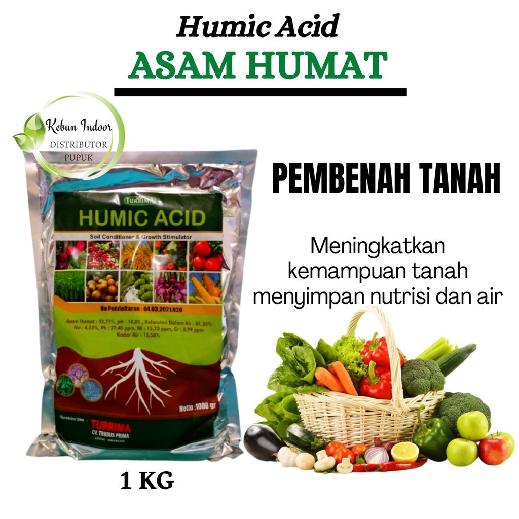 Jual Pupuk Organik Media Tanam, Asam Humat Humic Acid Terbaik Untuk Tanaman Anggur 1kg | Shopee ...