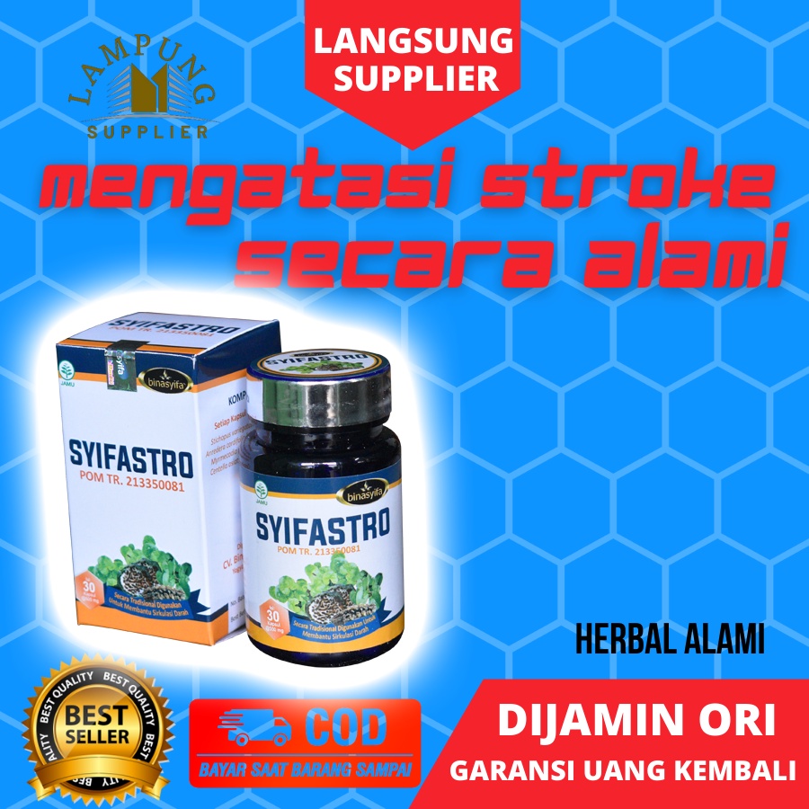 Jual SYIFASTRO Obat Herbal Stroke Alami Tanpa Efek Samping Melancarkan ...