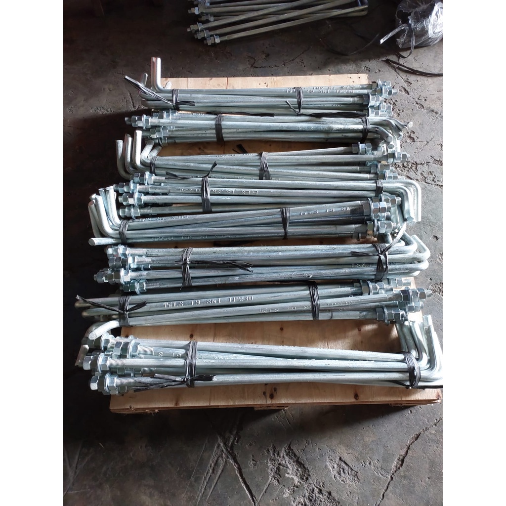 Jual Angkur L M19 x 75cm x 10cm Galvanis Include 3 Mur + 2 Ring ...