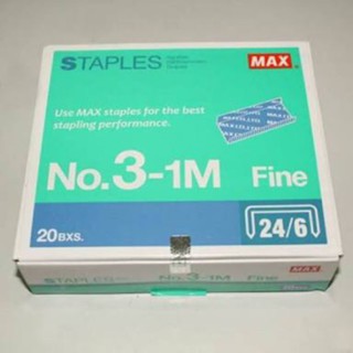 refill / isi staples / stapler max no 3-1m atau 24/6 | Shopee Indonesia