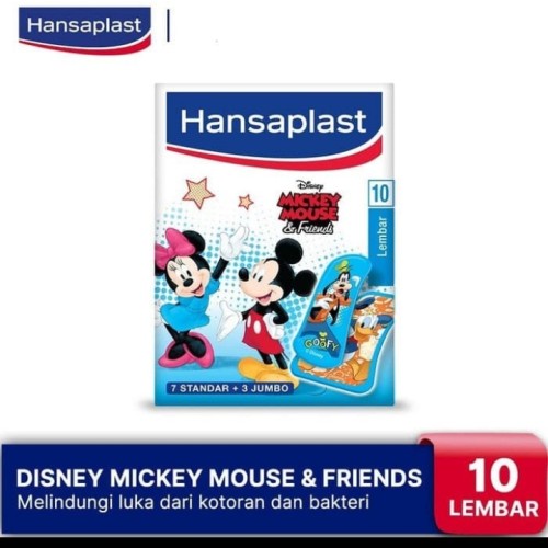 Jual Hansaplast Plaster Kids Disney Mickey Mouse Isi 10 Lembar | Shopee ...