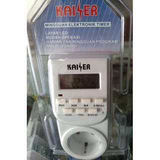 Jual Timer Lampu Digital Stopkontak Display Colokan Listrik Colokan ...