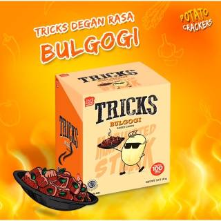 Jual TRICKS snack kentang Bulgogi/BBQ/Original/Kimchi/Rendang | Shopee ...