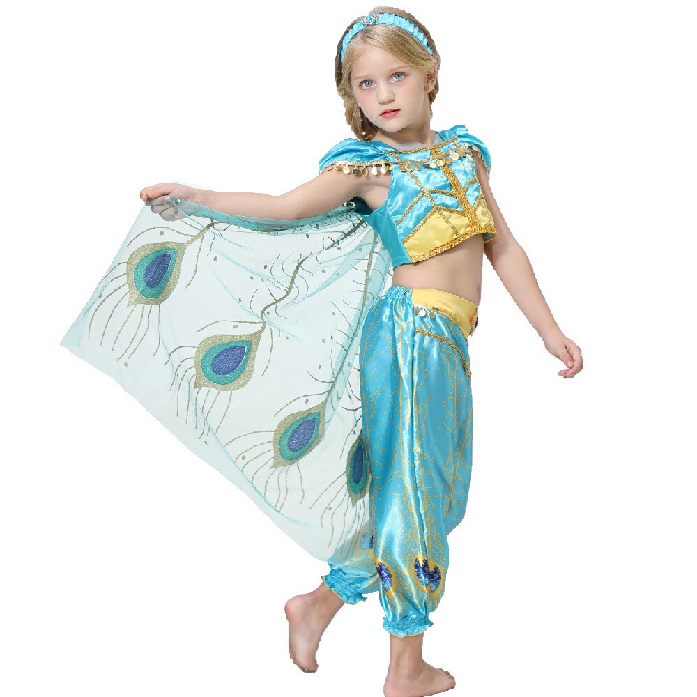 Jual Baju Kostum Gaun Dress Anak Jasmine Aladdin / Baju Pesta Ultah ...