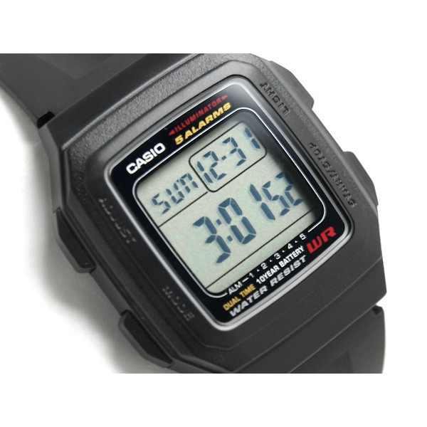 Jual Jam Tangan CASIO F 201WA 1A / F-201WA-1A Digital Original Garansi Resmi 1 tahun | Shopee ...