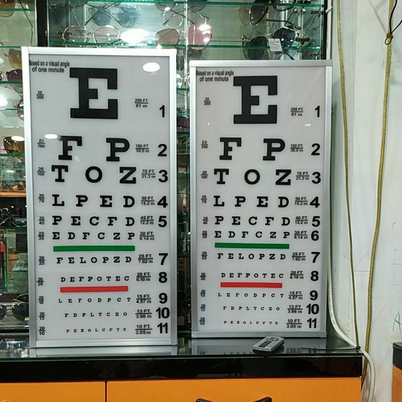 Jual Snellen chart ALAT TES MATA | Shopee Indonesia