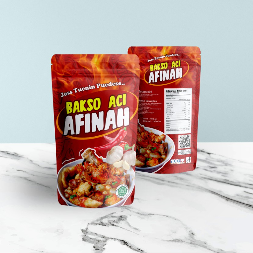 JASA DESAIN MOCKUP PRODUK STANDING POUCH KEMASAN MAKANAN | Shopee Indonesia