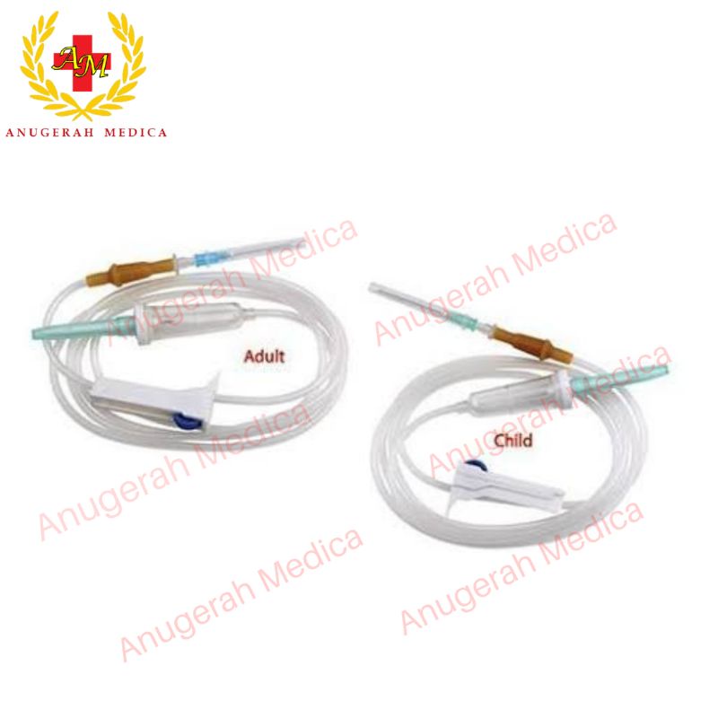 Jual Infus Set Onemed Set Selang Infus Disposable Infusion Set | Shopee ...