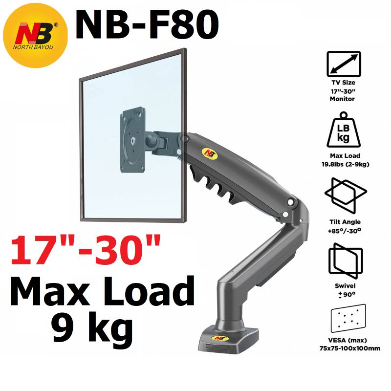 Jual NB F80 NBF80 North Bayou Bracket Monitor TV 17 19 21 22 24 27 30 ...
