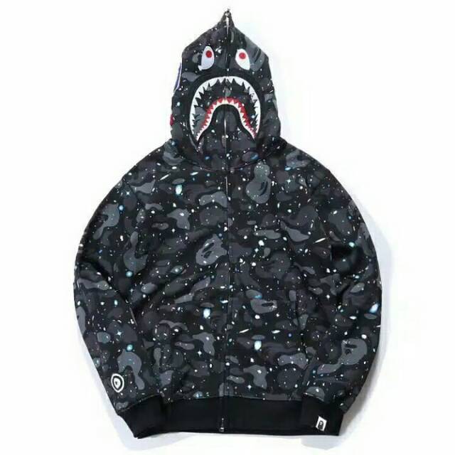Jual LIMITED EDITION Jaket Bape A Bathing Bape Galaxy Glow In the Dark ...
