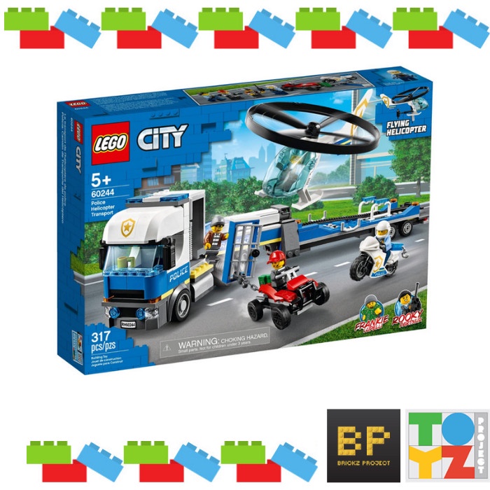 Jual Lego 60244 City Police Helicopter Transport Indonesia|Shopee Indonesia