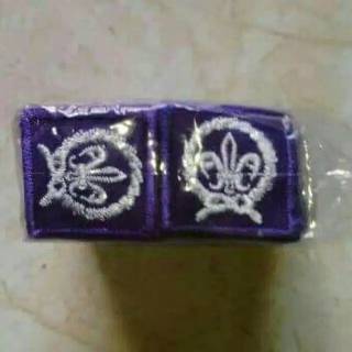Jual Badge Wosm Putra/Putri emblem Pach bordir logo pandu dunia dan ...