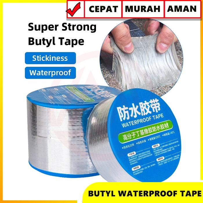 Jual COD - LAKBAN ALUMUNIUM FOIL ANTI BOCOR DOUBLETIB TAHAN PANAS LAKBAN ATAP LAKBAN TALANG ...