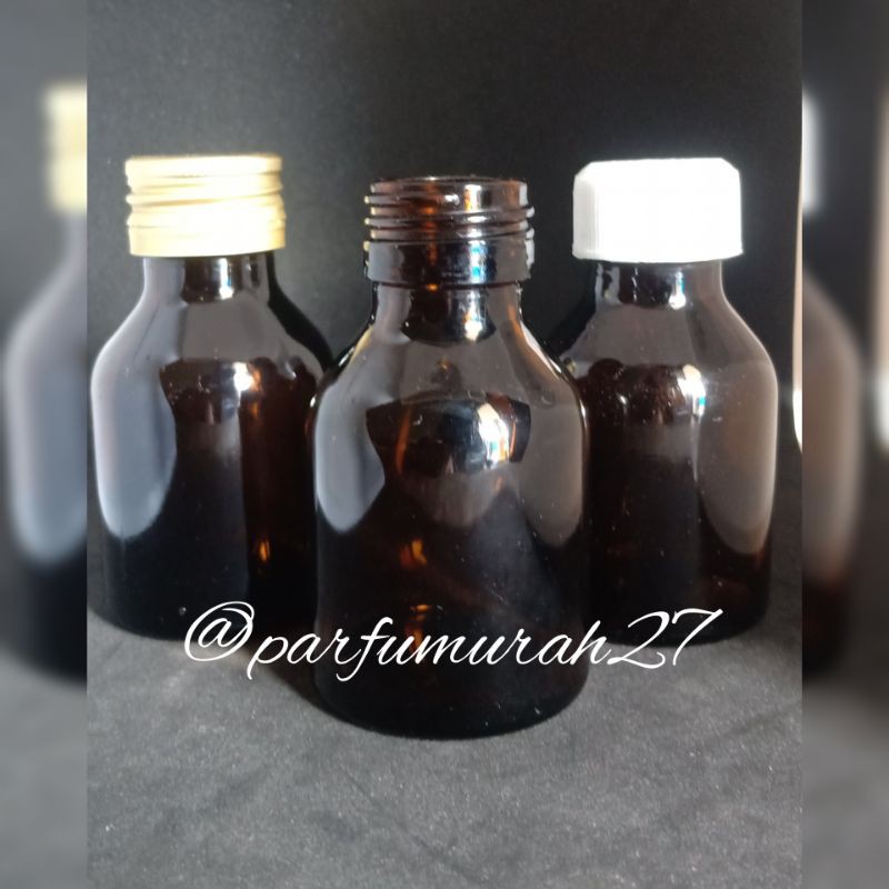 Jual Botol Kaca Coklat 60ml / Botol Kaca Amber 60ml | Shopee Indonesia
