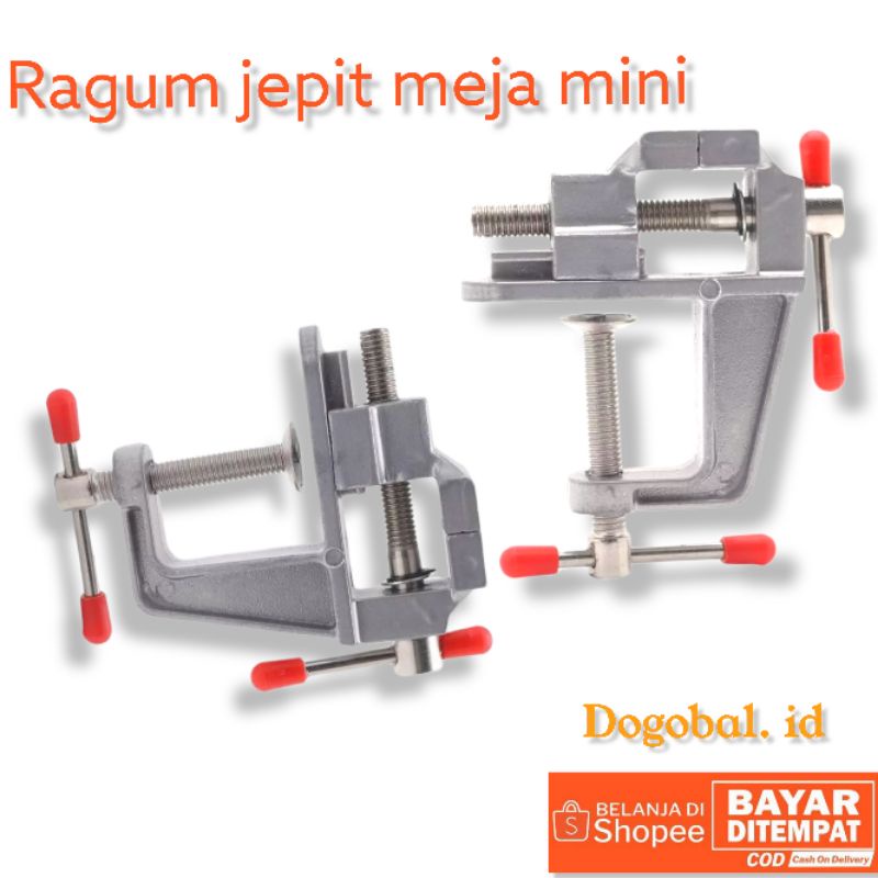 Jual ragum jepit mini ukir Klem ragum Catok meja mini praktis portable ...