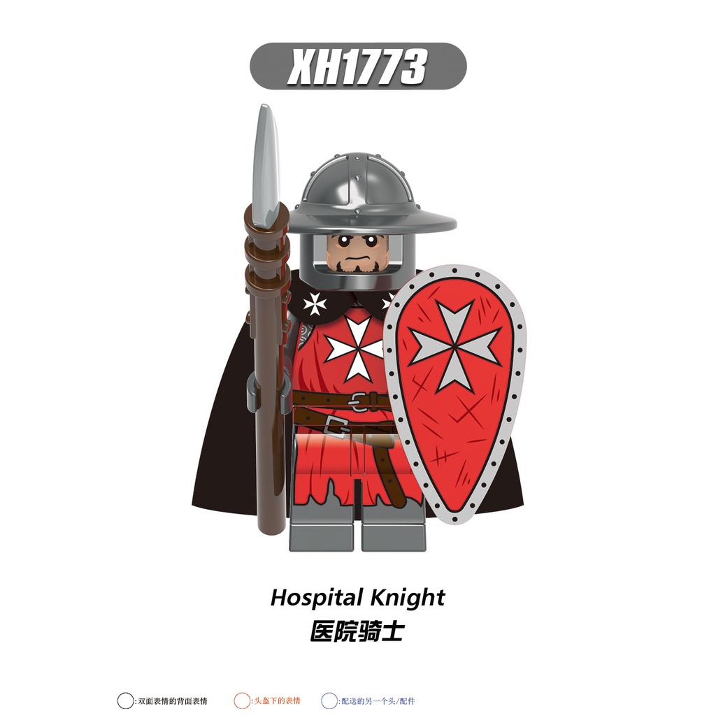 Jual Brick Minifigure Army Soldier Hospital Knight Kesatria Templar ...