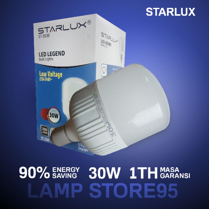 Jual LAMPU LED STARLUX TABUNG 30 WATT NYALA PUTIH TERANG GARANSI 1 TAHUN | Shopee Indonesia