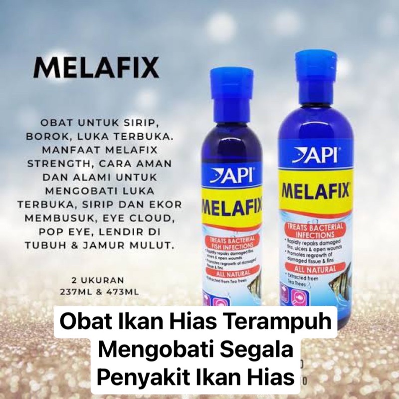 Jual Api Melafix USA Professional Strenght 473ml - 118ml Obat Ikan Hias Jamur pop Eyes Berput ...