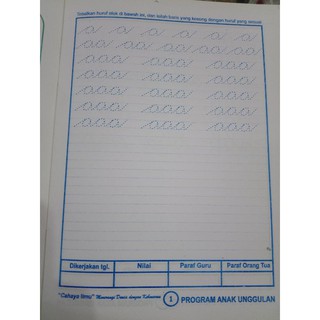 Jual Buku latihan menulis huruf elok kertas hvs | Shopee Indonesia