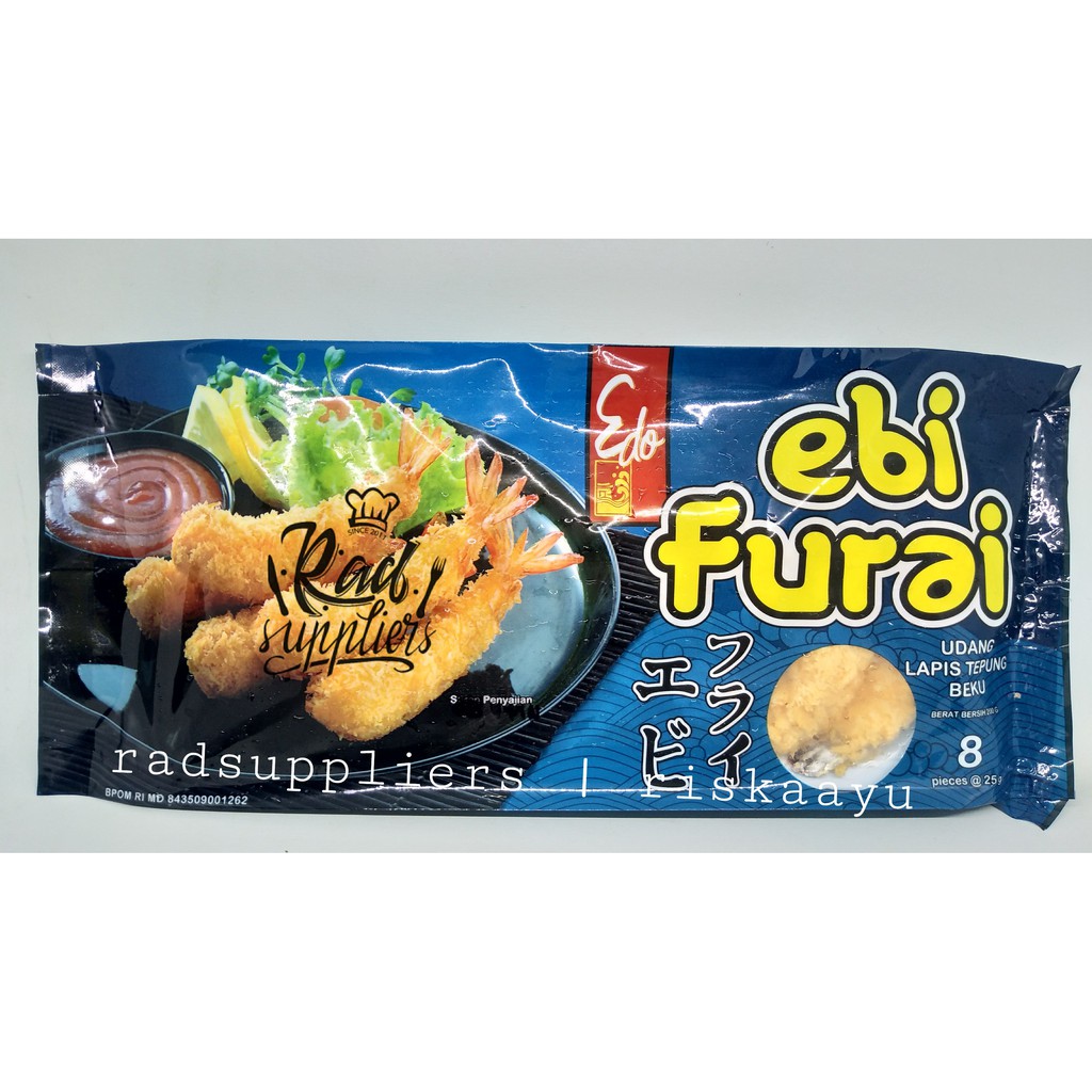 Jual Edo Ebi Furai 250gram isi 8, Udang Lapis Tepung, Best Frozen Food ...