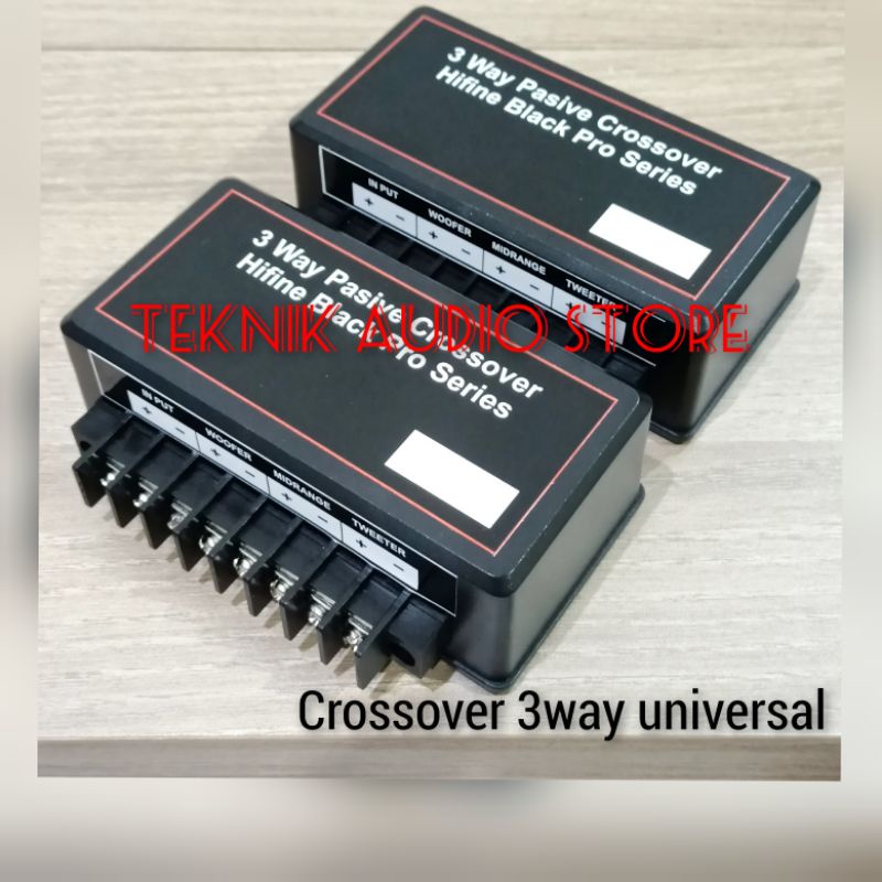 Jual Crossover Pasive 3Way Universal Hifine Black Pro Series*Ready Stok* | Shopee Indonesia