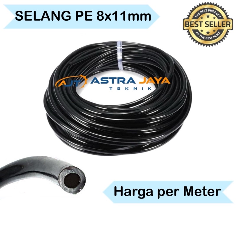 Jual SELANG PE 8x11mm Selang 5/16 Inch Pompa DC 12V Alat Siram Hose ...
