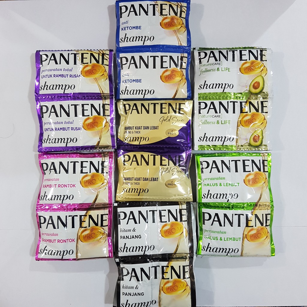 Jual Pantene Shampoo Renceng 10ml*12 Sachet/Shampoo/Perawatan Rambut ...