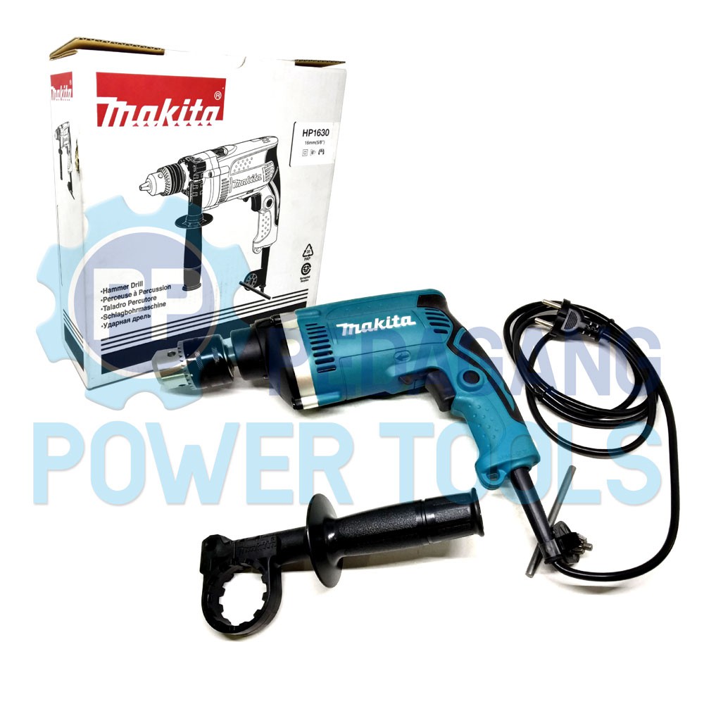 Jual MAKITA HP1630 MESIN BOR BETON LISTRIK 16 MM HAMMER DRILL HP 1630 | Shopee Indonesia