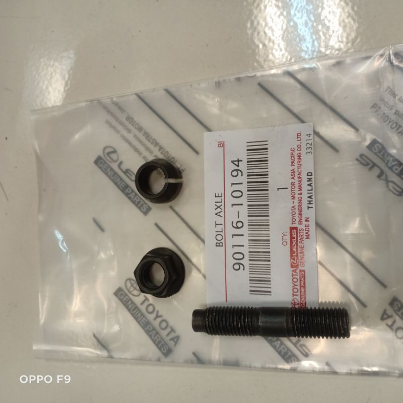 Jual BAUT NUB RODA -BOLT AXLE - BOLT STUD TOYOTA RINO HT125/130 90116 ...