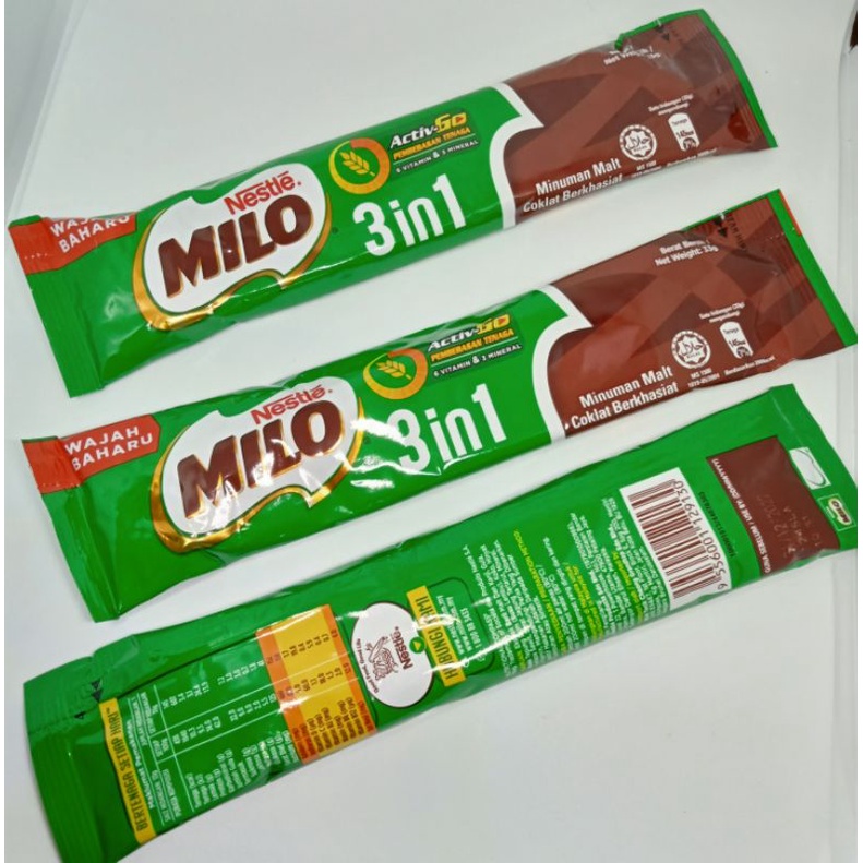 Jual Milo 3in1 Activ-Go Original Malaysia | Shopee Indonesia