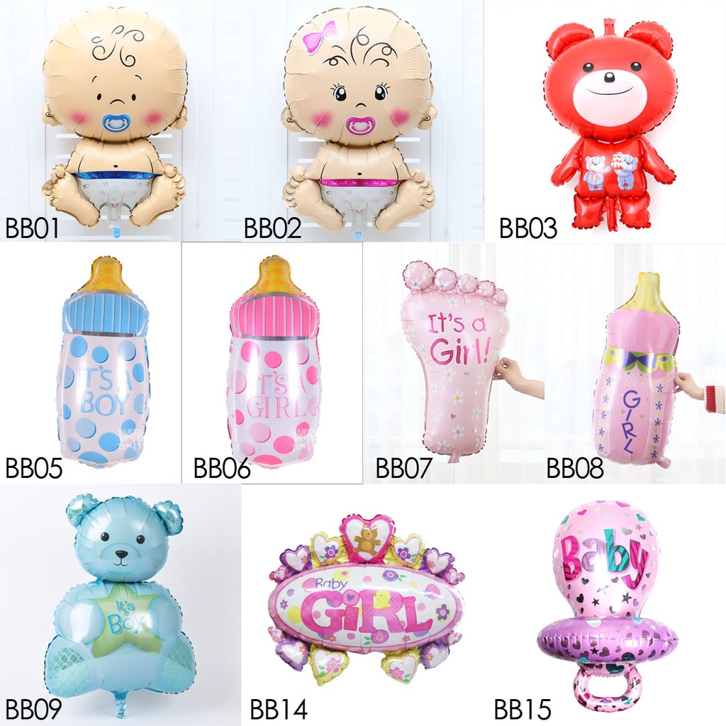 Jual MYSTYLE BALON FOIL TEMA BABY BAYI BALON FOIL BABY SHOWER HAPPY ...