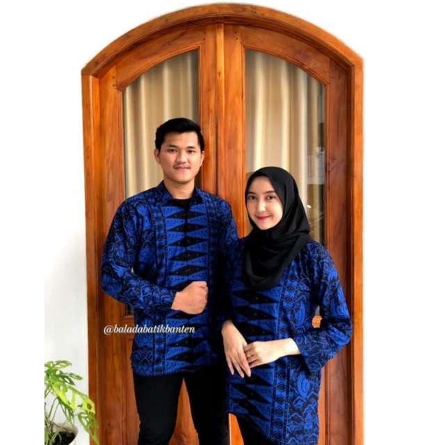 Jual Baju Batik Baduy Banten Motif Kembang Kotak | Shopee Indonesia