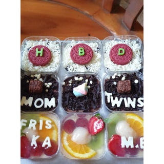 Jual Puding Buah Hampers / pudding coklat parcel / pudding ultah ...