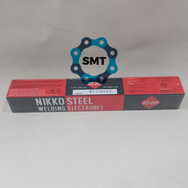 Jual Kawat Las Nikko Steel RD260 2 mili 2,0mm (1pak isi 2kg) | Shopee Indonesia